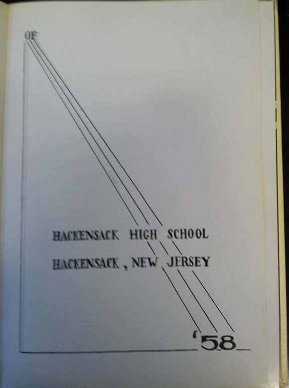 Hackensack High School 1958 Yearbook